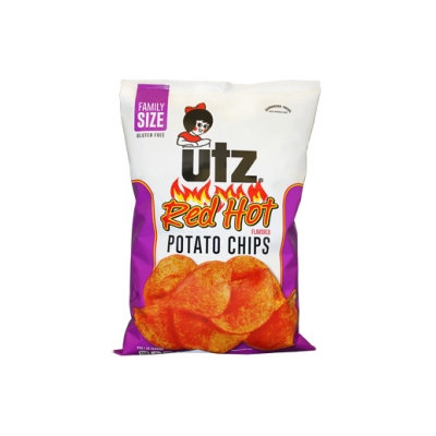 Utz Red Hot Flavored Potato Chips Reviews 2019