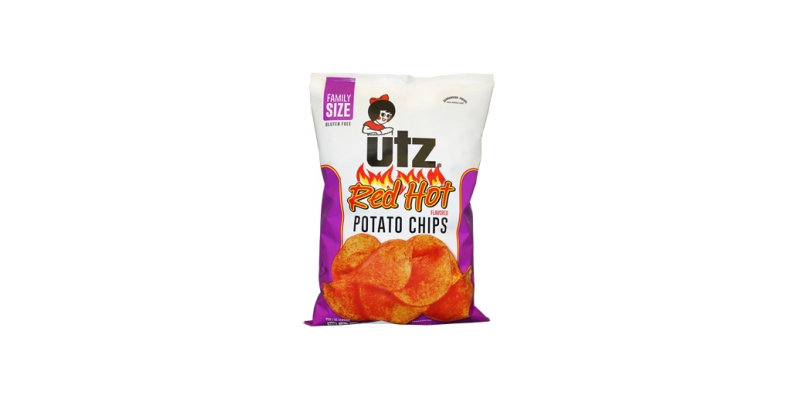 Utz Red Hot Flavored Potato Chips Reviews 2019