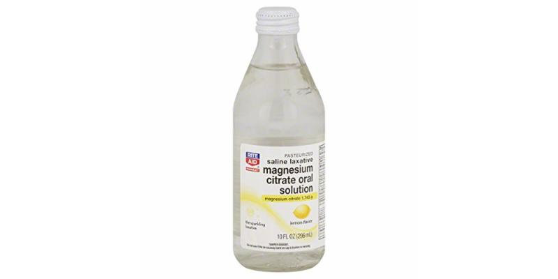 Rite Aid Brand Magnesium Citrate Oral Solution, 1.745 g, Lemon Flavor ...