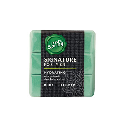 Irish Spring Signature for Men Hydrating Bar Soap with Shea Butter ...