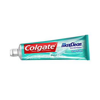 Colgate® MaxClean™ SmartFoam® Spearmint Blast® Fluoride Toothpaste ...