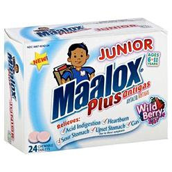 Maalox Plus Antigas Chewable Tablets For Kids Wild Berry Reviews 2019