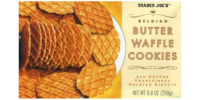Trader Joe's Belgian Butter Waffle Cookies Reviews 2019