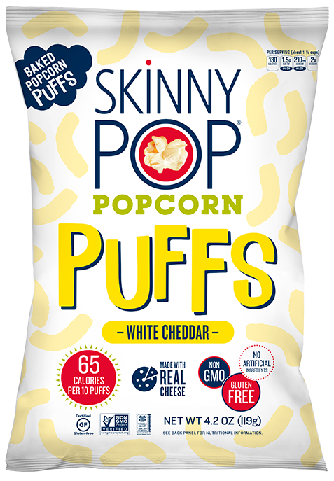 SkinnyPop® White Cheddaar Popcorn Puffs Reviews 2019