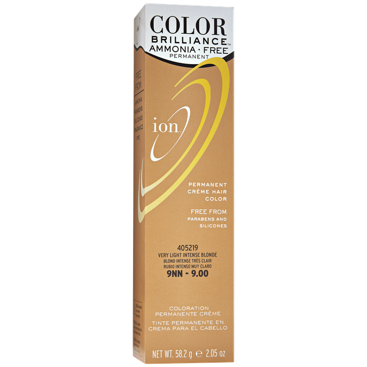 Ion Color Brilliance Ammonia Free Permanent Creme Hair Color 8NN Light ...